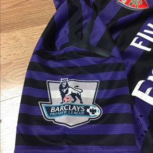 Nike | Tops | Nike Fly Emirates Purple Black Jersey Soccer Sport | Poshmark